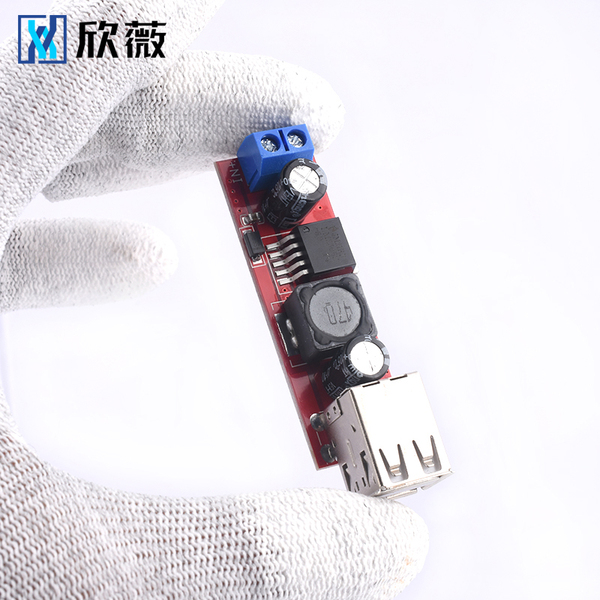 Dual USB Output Step-Down Regulated Power Module - 3A 9/12/24/36V To 5V ...