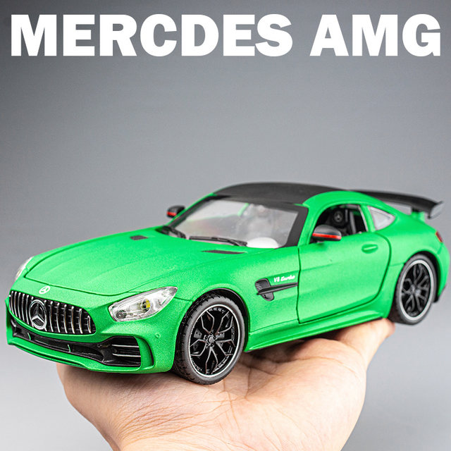1/24 Mercedes-Benz GTR alloy model car sports car racing simulation car ...