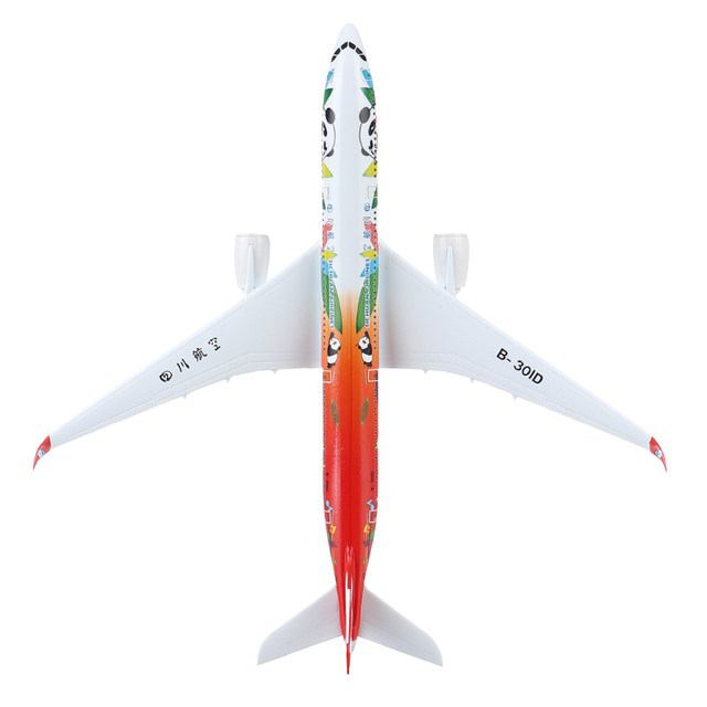 Metal cartoon Sichuan Airlines Panda Airline A350 Sichuan Airlines ...