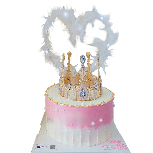 Goddess Cake Double Layer Flower Birthday Cake Intra-city Delivery ...