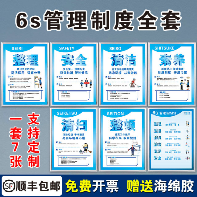 6s management system factory workshop safety production management ...