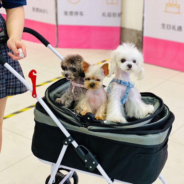 dodopet pet stroller detached small dog stroller small dog walking cart ...