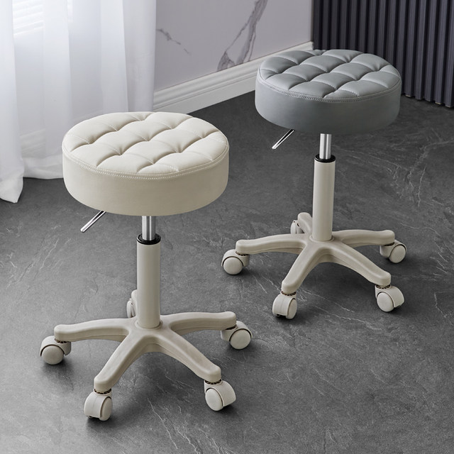 Beauty salon special lift rotating pulley large work stool manicure ...