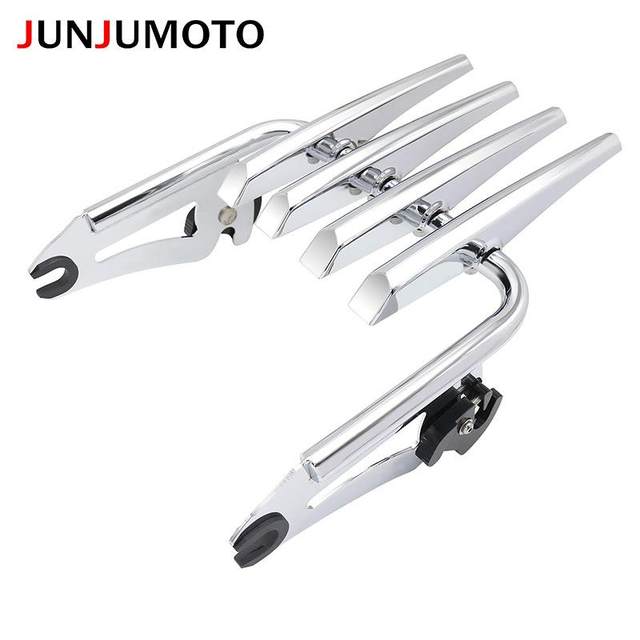 Harley Road King modified travel luggage rack 2009-2022 cruise large ...