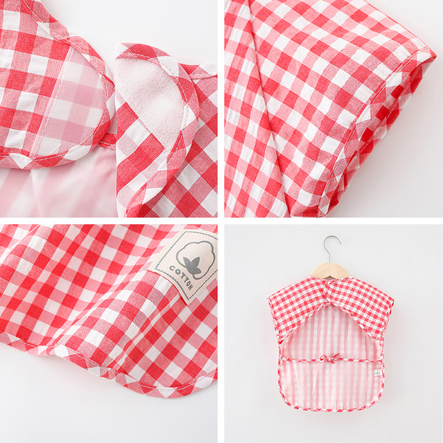 Baby eating smock bib children's apron baby rice pocket waterproof and ...