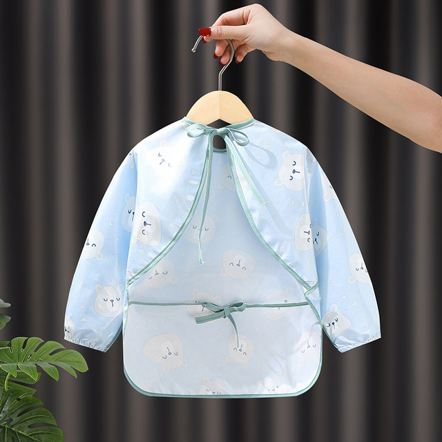 Baby bib, eating smock, apron, waterproof and dirt-proof, kindergarten ...