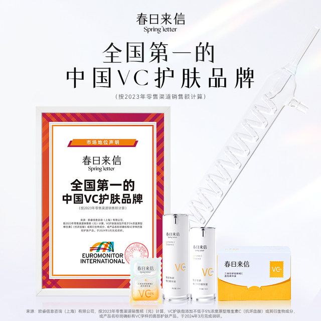 Letter from Spring VC Second-Pulse Essence Anti-oxidant, anti-wrinkle ...