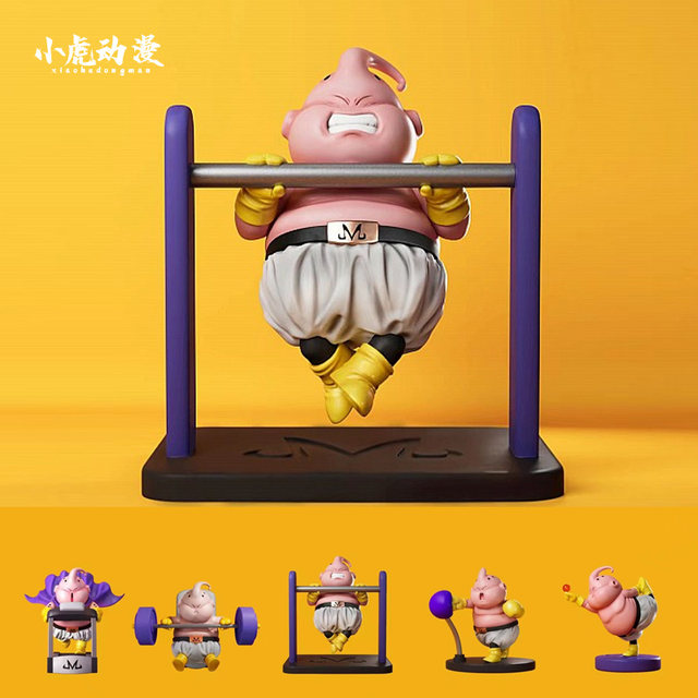 Dragon Ball GK Muscle Fitness Buu Boxing Barbell Majin Buu Figure Car ...