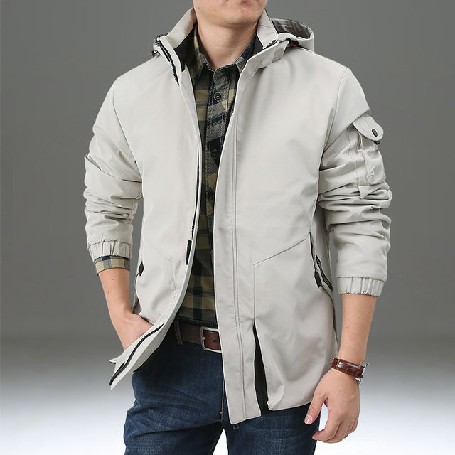 Jackets Men's Loose Large Size Autumn and Winter Casual Outdoor Jackets ...