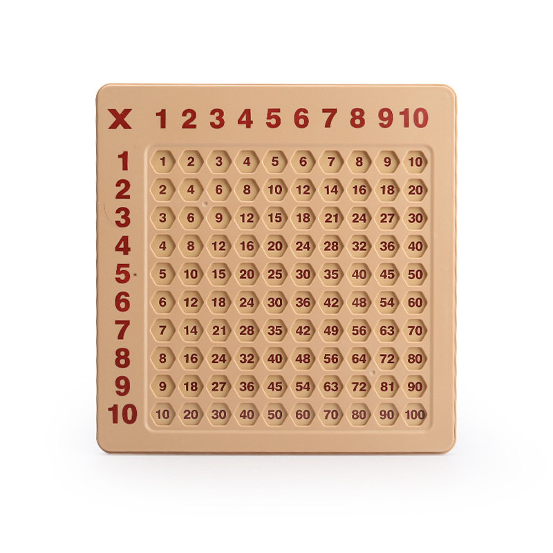 Hundreds Board Children's Magnetic 99 Nine-Nine Multiplication Table ...