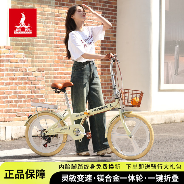 Phoenix Folding Bicycle Adult Men's and Women's 20/22-inch Commuting ...