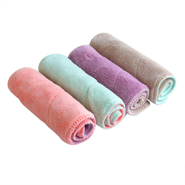 Coral velvet rag, scouring pad, kitchen special dishwashing artifact ...