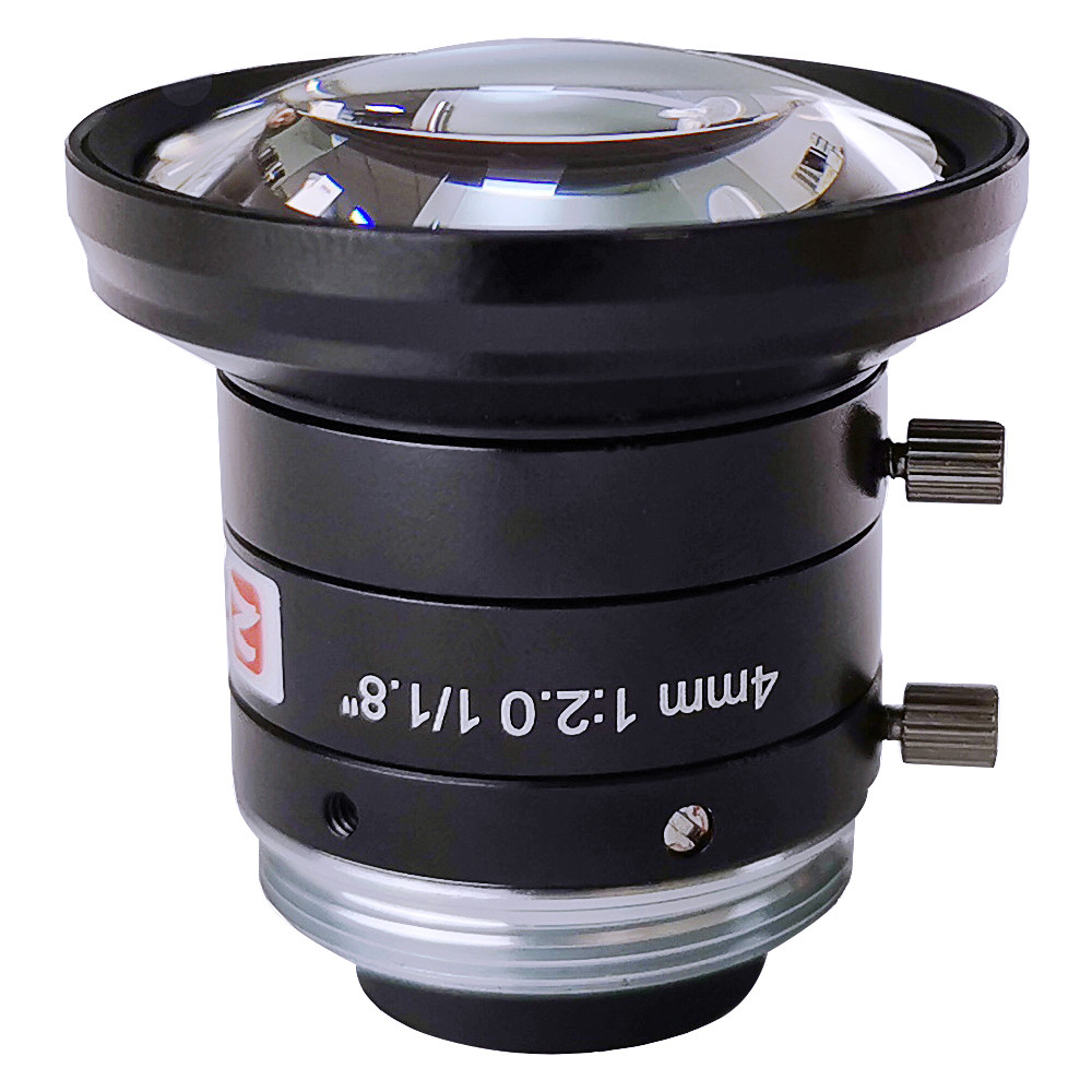 Zlk 5MP 4mm Industrial Camera Lens - 1/1.8 Wide Angle C-Mount Low ...