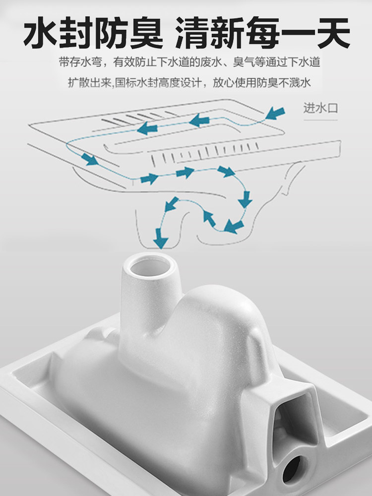 Arrow Wrigley Squat Toilet Complete Set - Front Drain, With Water Tank
