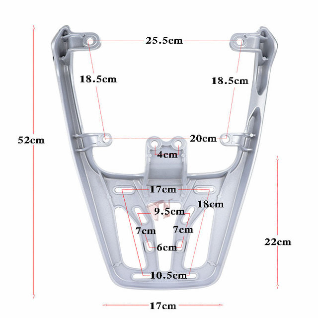 Mavericks electric vehicle rear tail rack N1sNTnplayNG reinforced tail ...