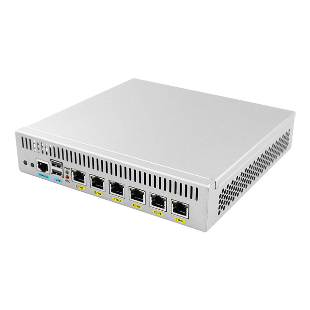 Double control soft router i3i5i7 six-port Gigabit ESXI host server ...
