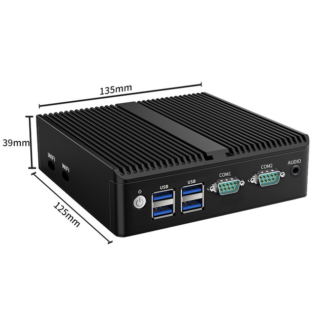 Timestron N100N5105N6000 mini host dual network three displays fanless ...