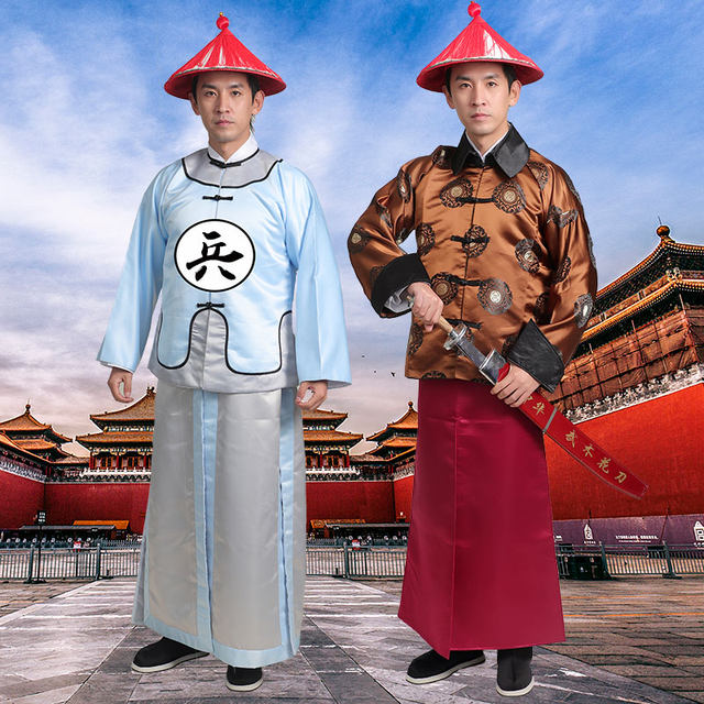 Ancient Qing Dynasty official uniform court costume empress emperor ...