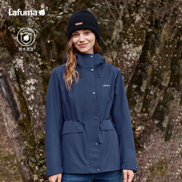 LAFUMA outdoor three-in-one hooded storm jacket women's down liner two ...