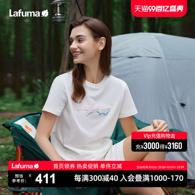 LAFUMA outdoor 24 new summer couple style cool printed short-sleeved T ...
