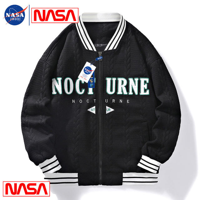 NASA flagship store joint tide baseball collar coat men's youth ...