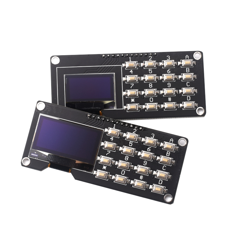 Zave 0.96 OLED Display Module with 1.3 LCD & Keypad - 12864 Screen