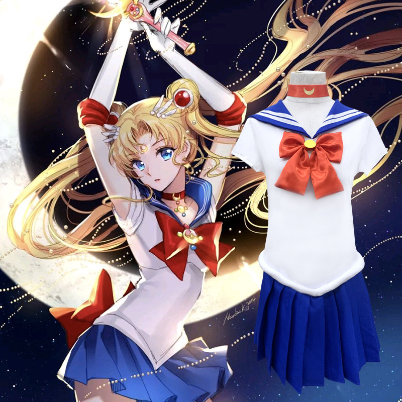Sailor moon cos ropa conjunto completo cosplay halloween ropa sexy