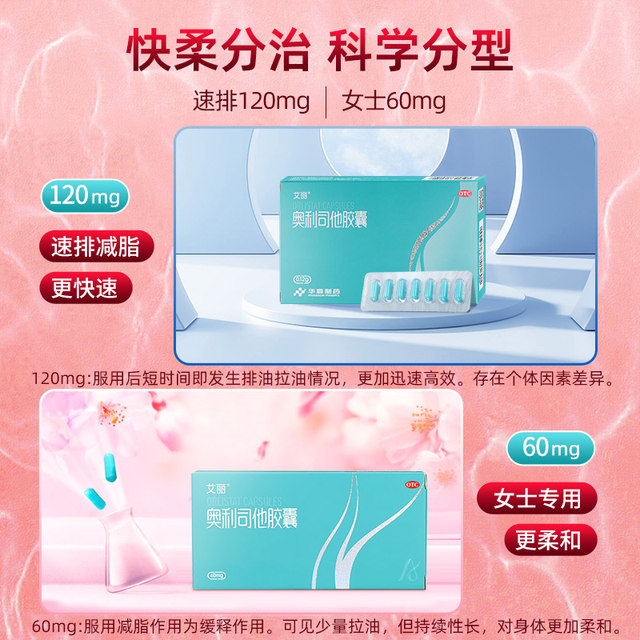 Eli Orlistat Capsules Weight Loss Pills Genuine Fat Burning and Oil ...