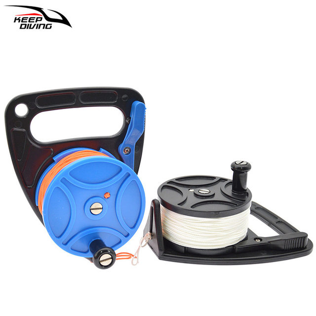 46/83 meters diving handle reel scuba deep diving cave exile technical ...