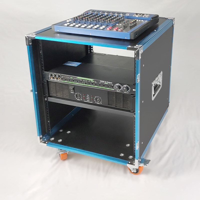 Shadow Fiber 12U/16U Professional Plexiglass Door Amplifier Rack