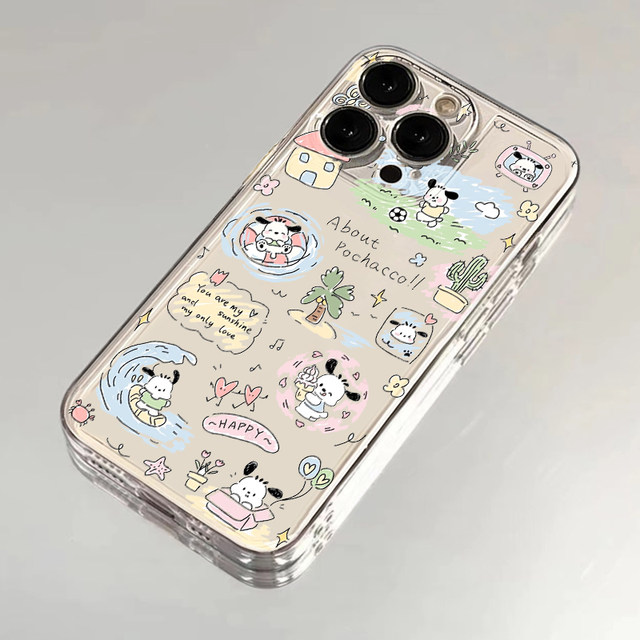 Graffiti Cartoon Pacha Dog Party Suitable for Apple 15/16pro mobile ...
