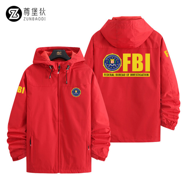 FBI American FBI Intelligence Agent US Police F Logo Jacket Men's ...