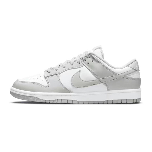 Tide Sports Nike Nike Dunk Low White Gray Retro Leisure Low Sneakers ...
