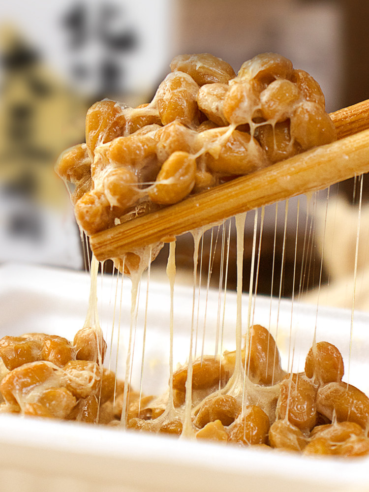 Chujin Natto - Japanese Fermented Soybeans - 4 Pack