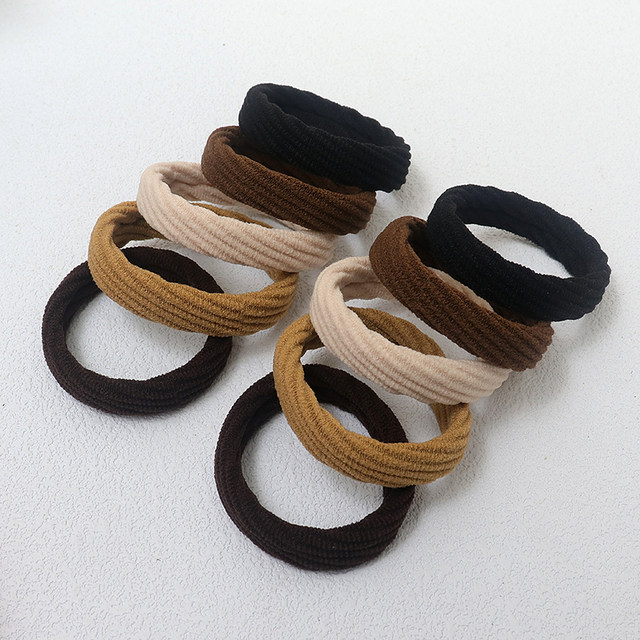 Temperament, high elasticity and durability, seamless hair rope rubber ...