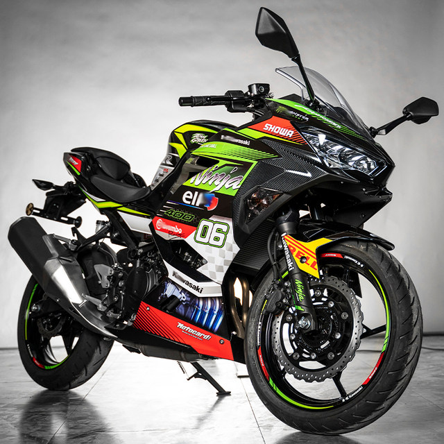 Suitable for Kawasaki NINJA Ninja 400 print decals, pull flower ...