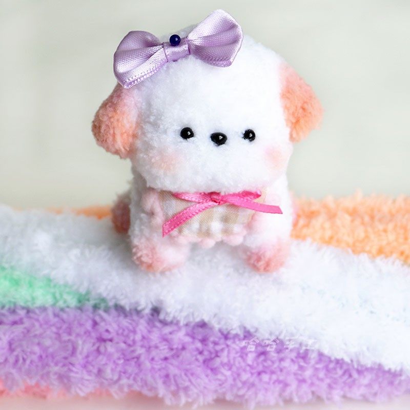 15mm ultra-dense plush yarn twist stick hair root colorful wool strips ...