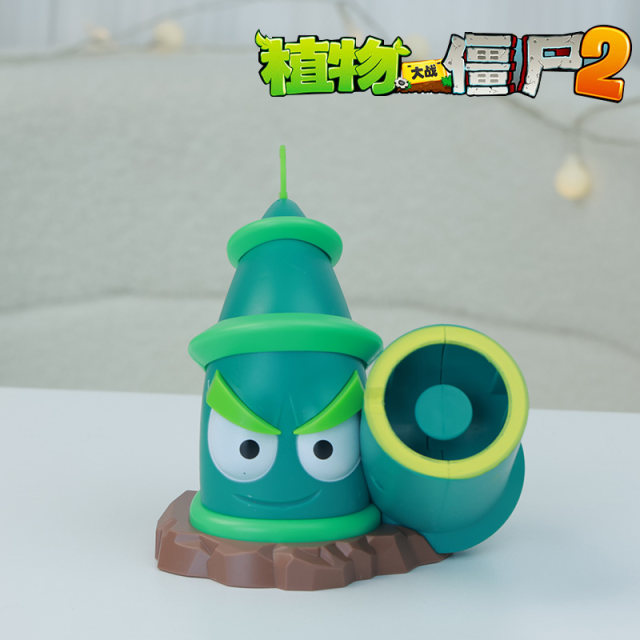 Boys Plants vs. Zombies Toy New Single Assault Bamboo Soldier Can Eject ...