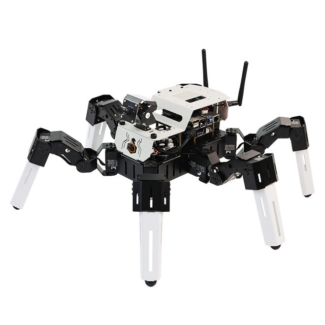 Raspberry Pi 5 Hexapod Robot Bionic Spider AI Vision Multi-foot Python ...