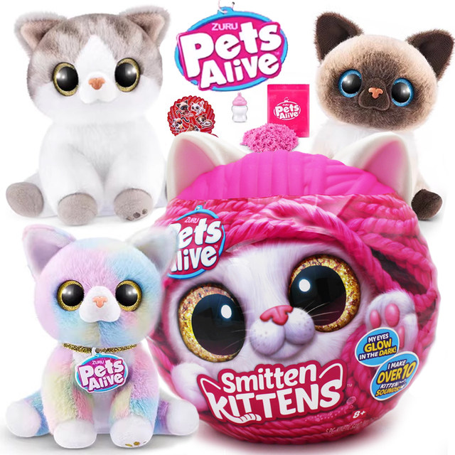 zuru pet magic egg blind box doll vocal wool cat plush gift toy doll girl