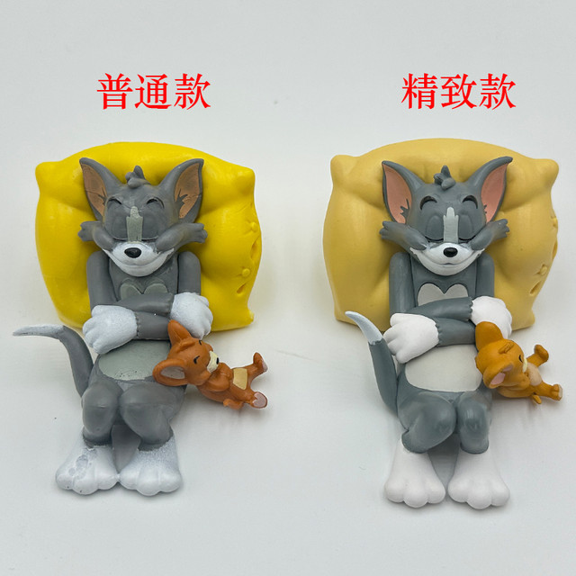 Cat and mouse car ornament interior jewelry 2024 new Tom Jerry car hand ...