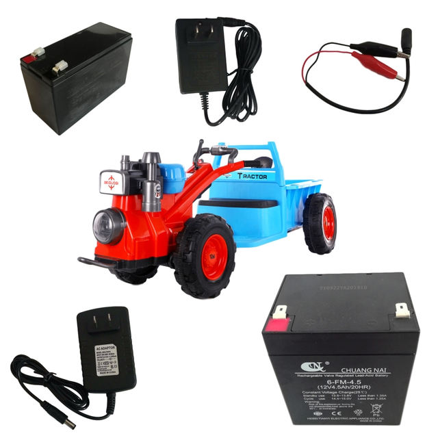 SAIKEDA Beidic Children's Electric toy Tractor Car Motorcycle Battery ...