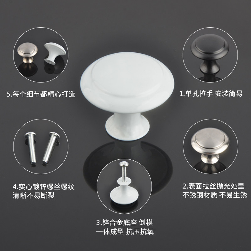 Disney Mushroom Cabinet Handle - Stainless Steel Door Drawer Pull