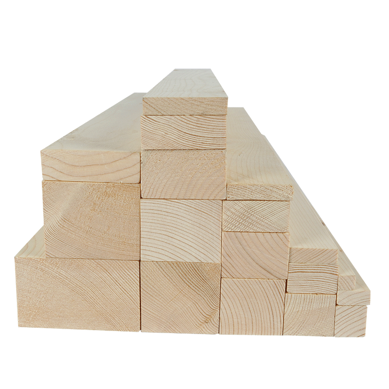 Pine wood strip custom solid wood material DIY log plate keel column ...