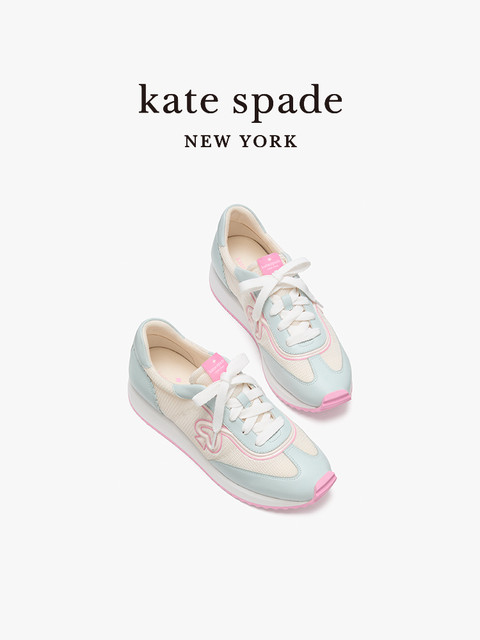 kate spade kS Brigitte lace-up jogging shoes casual sports luxury women