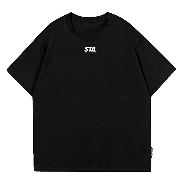 STA official store national trend basic logo letter printing casual ...