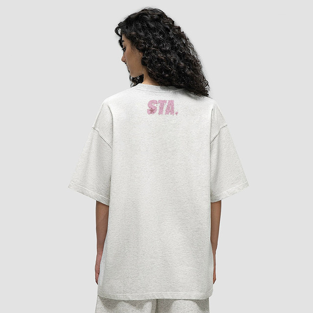STA summer new basic melting star series navy retro American loose ...