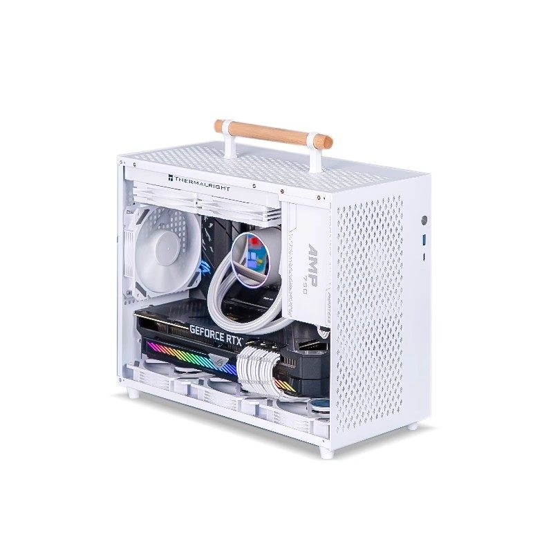 Albox P90 M-ATX Mini PC Case - Compact Desktop Computer Chassis