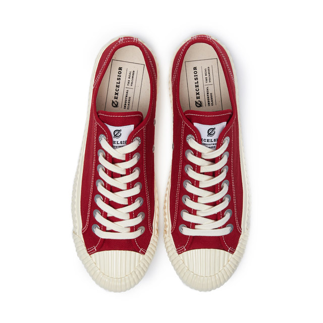 excelsior biscuit shoes official thick-soled sneakers casual shoes red ...