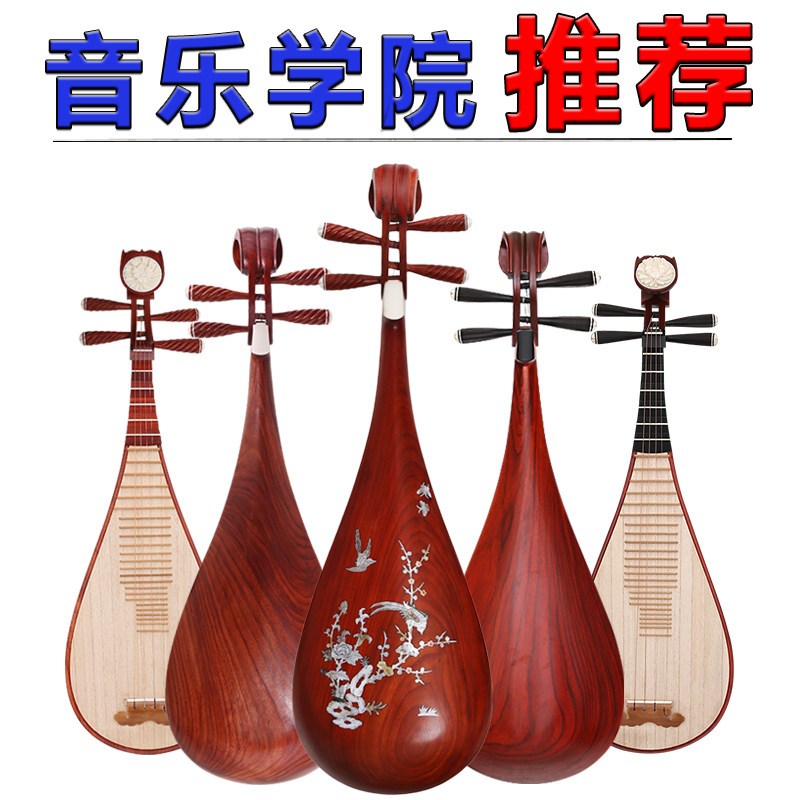Pipa de Musique Folklorique - Luth Chinois en Acajou et Palissandre ...